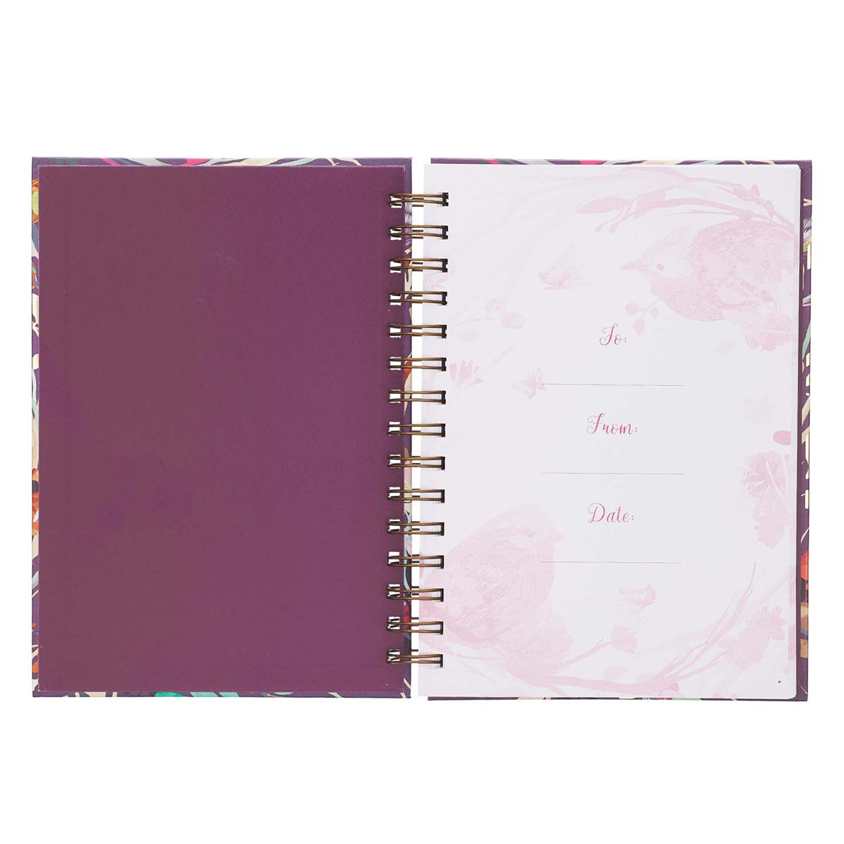 Purple Amazing Grace Large Wirebound Journal – Da Vinci Printing Innovators